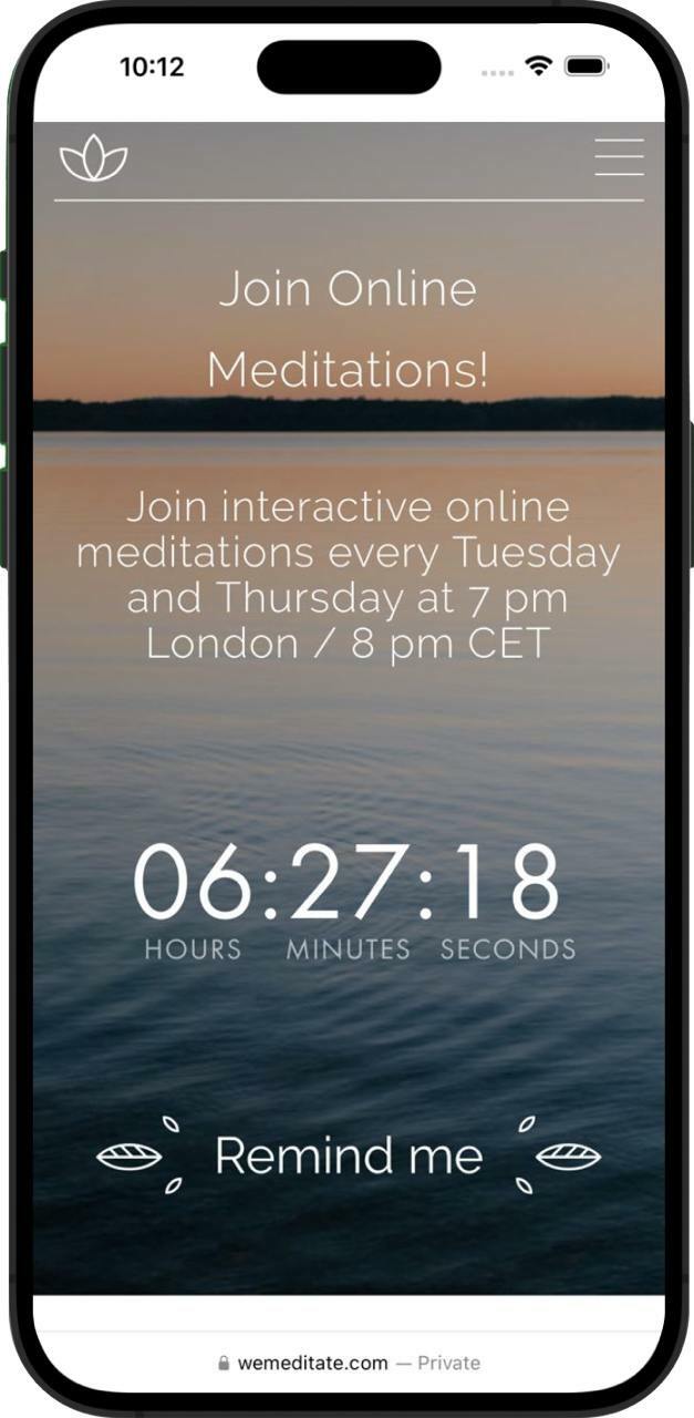 We Meditate App | We Meditate